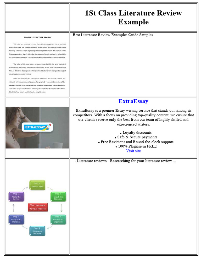 Comprehensive Literature Review Guide | PDF | Essays | Reading ...