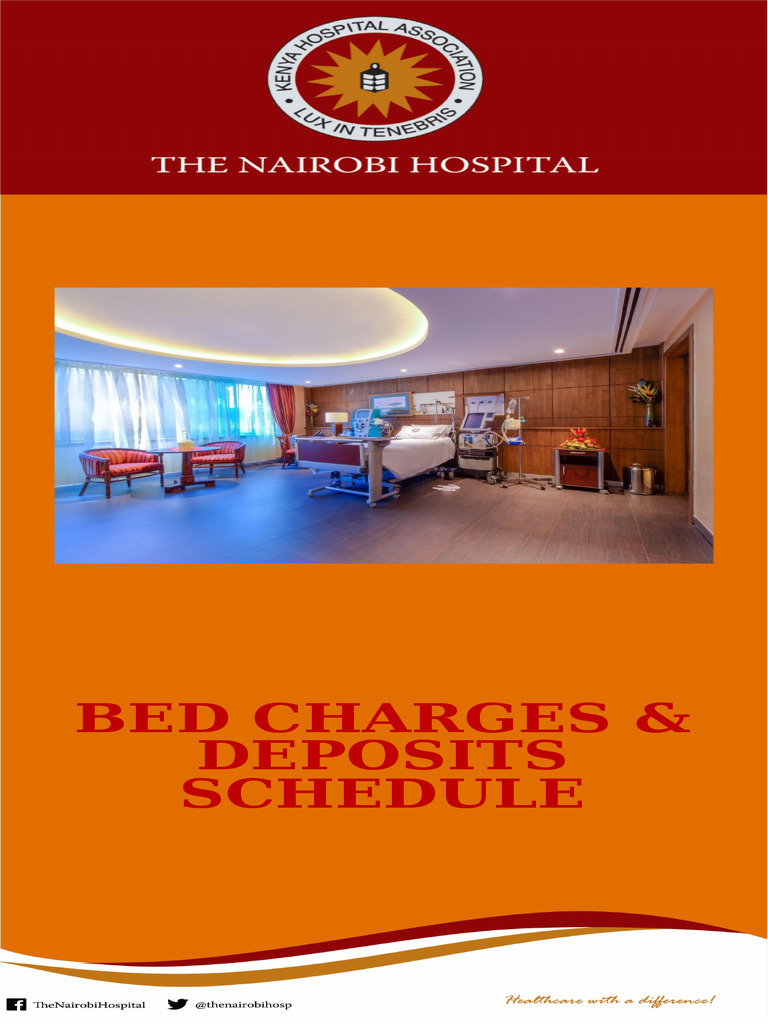 Nairobi Hospital Bed Charges Overview | PDF