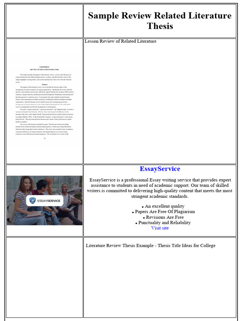 Guidelines for Literature Review Writing | PDF | Soil | Fibre ...
