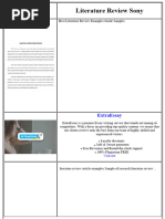 MLA Literature Review Examples Guide | PDF | Qualitative Research
