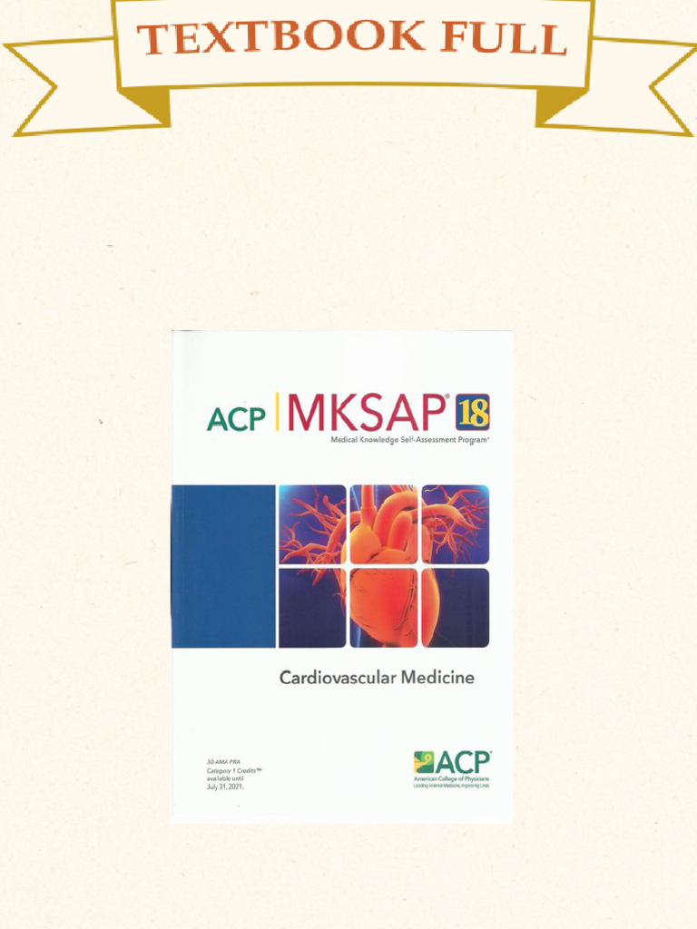 MKSAP R 18 General Internal Medicine Medical Knowledge Self Assessment ...
