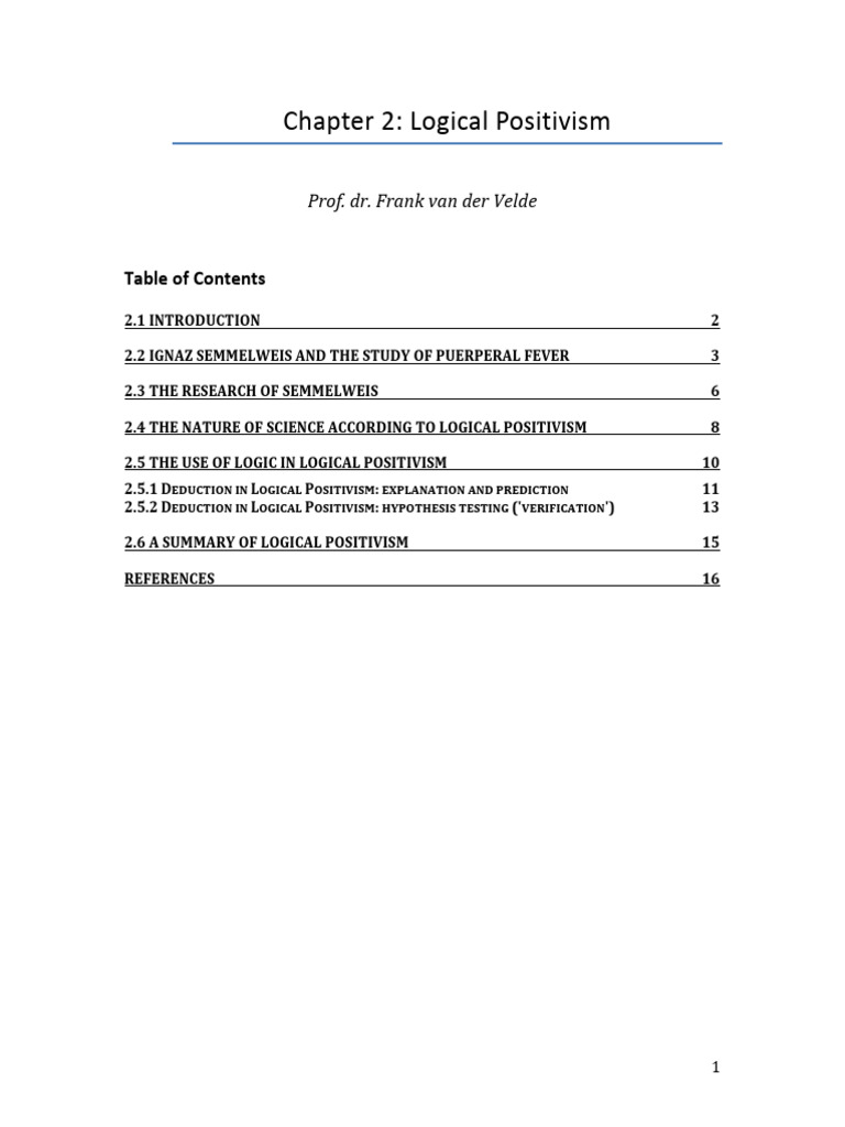 Understanding Logical Positivism | PDF | Deductive Reasoning | Argument