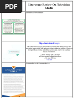 MLA Literature Review Examples Guide | PDF | Qualitative Research