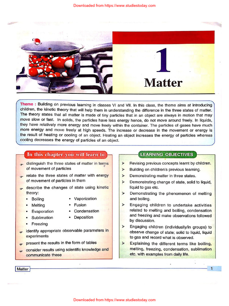 CL 8 Phy Matter | PDF