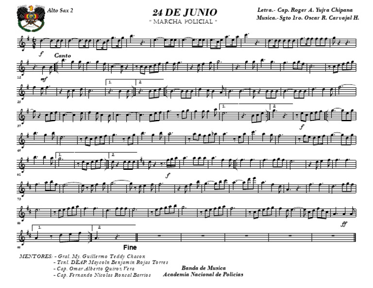 MARCHA 24 DE JUNIO 2025 Saxo 2 | PDF