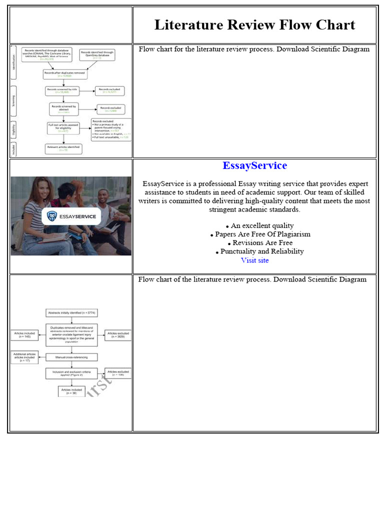 Literature Review Flow Chart | PDF | Metadata | Essays