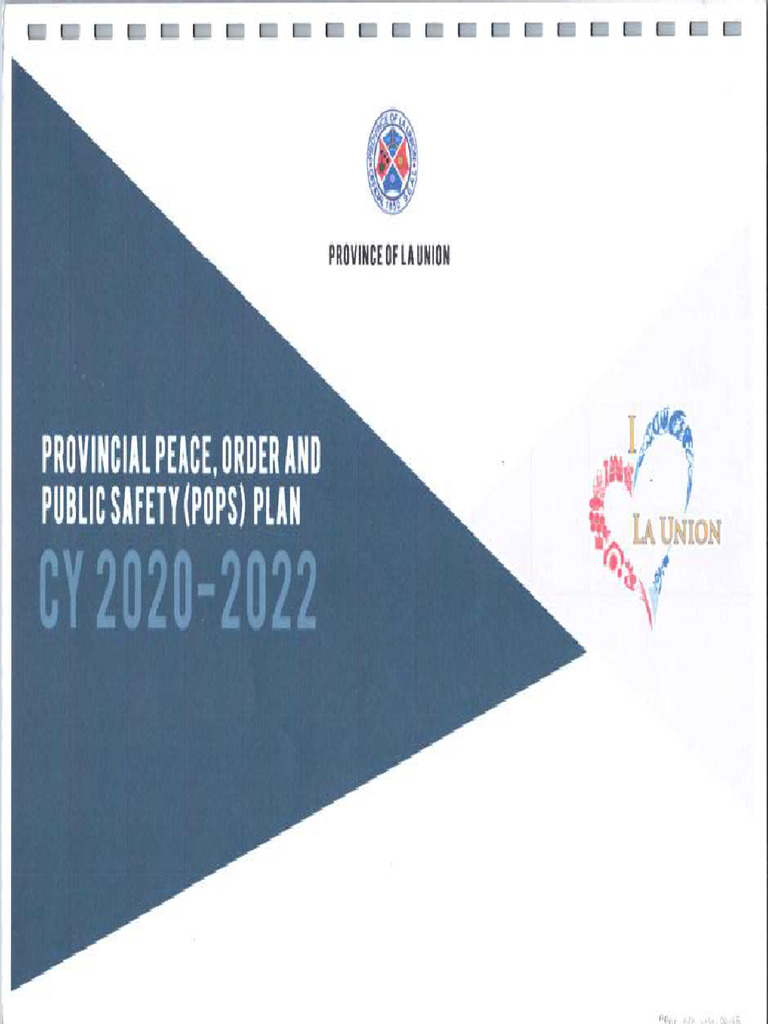 Approved POPS Plan CY 2020 2022 | PDF