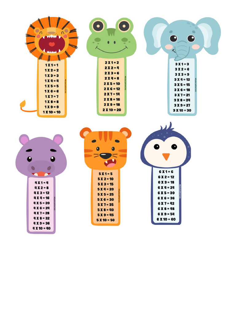 Tablas Animales | PDF