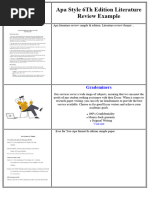 MLA Literature Review Examples Guide | PDF | Qualitative Research