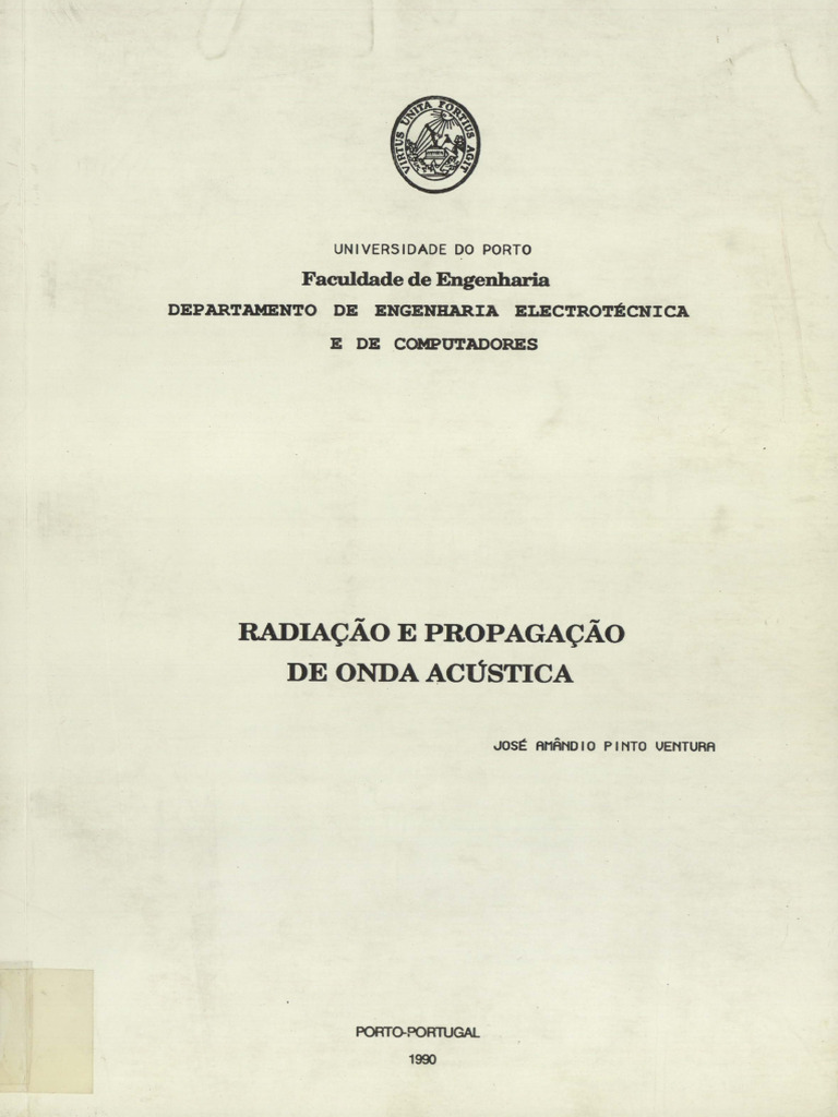 Radiação Acústica de Ondas | PDF