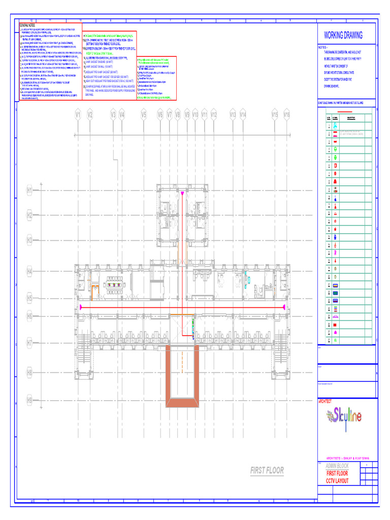 First Floor CCTV Layout | PDF | Ac Power Plugs And Sockets | Electric Power
