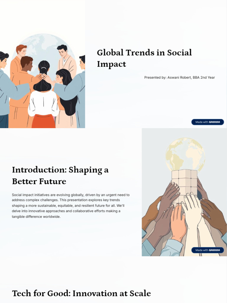 Global Trends in Social Impact | PDF | Climate Resilience | Infrastructure