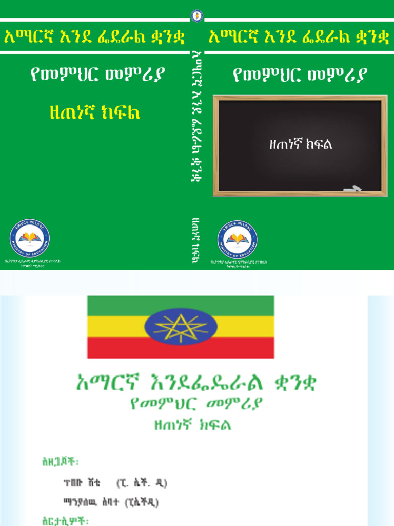 5.1. Amharic Grade 9 Teacher Guide Final Version | PDF