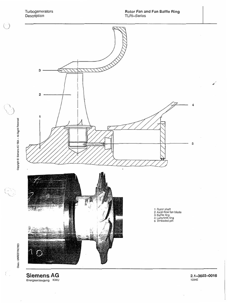 Rotor Fan and Fan Baffle Ring | PDF | Gas Technologies | Turbomachinery