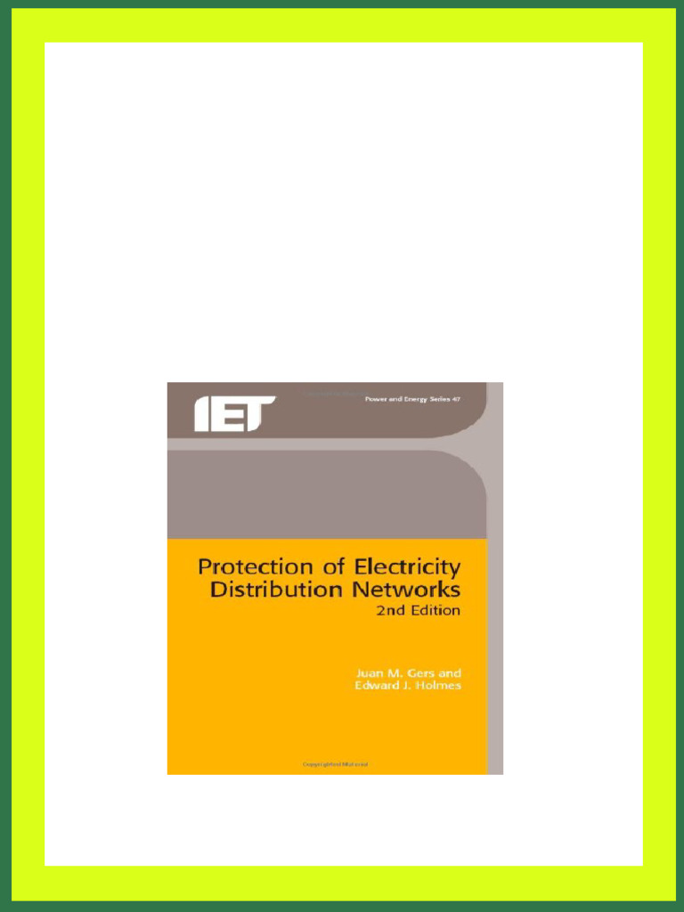 Protection of Electricity Distribution Networks 2nd Edition IEE Power ...