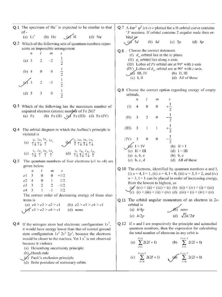 Atomic Structure 2 | PDF