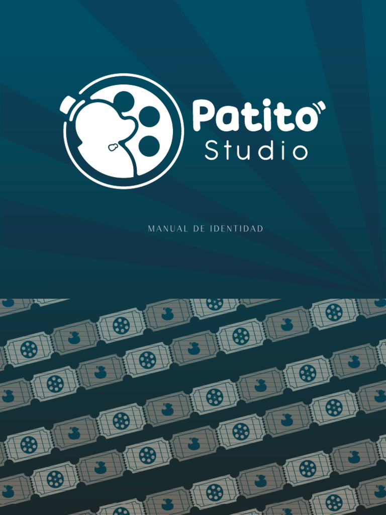 Manual de Identidad Corporativa Patito'Studio | PDF | Tipografía ...