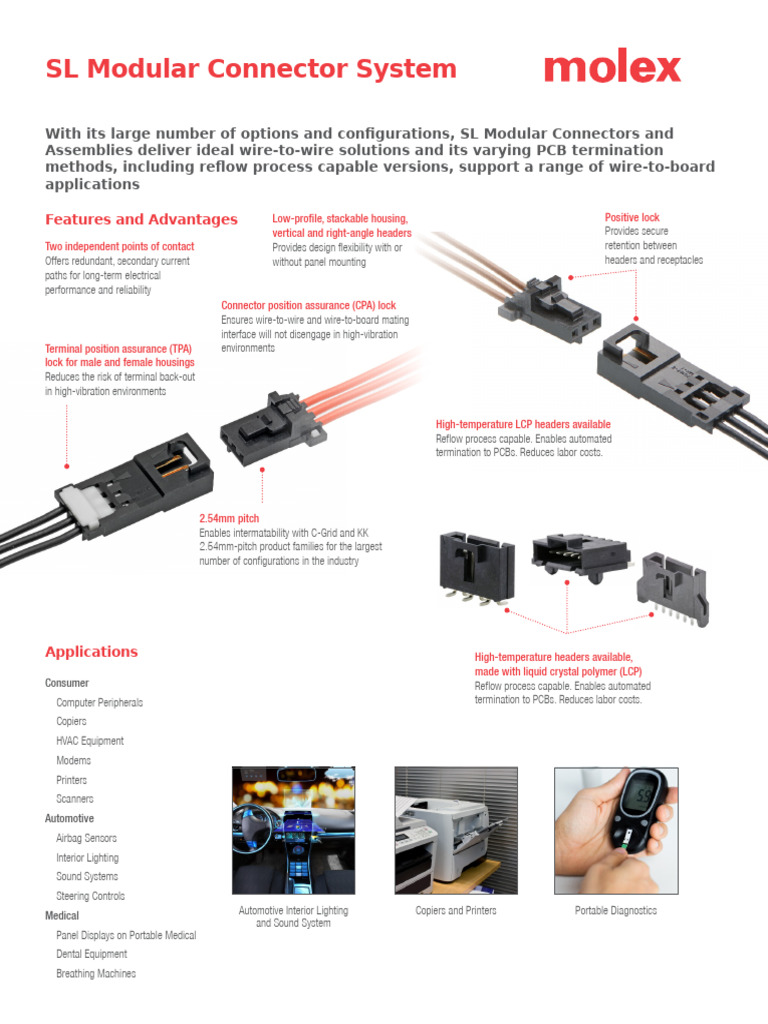 SL Modular Connector Overview | PDF | Electrical Connector | Printed ...