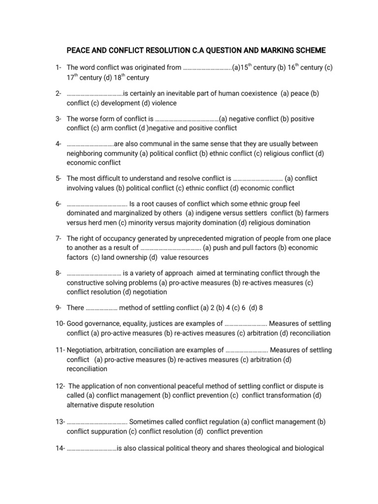 GST 2222 Questions & Marking Scheme | PDF