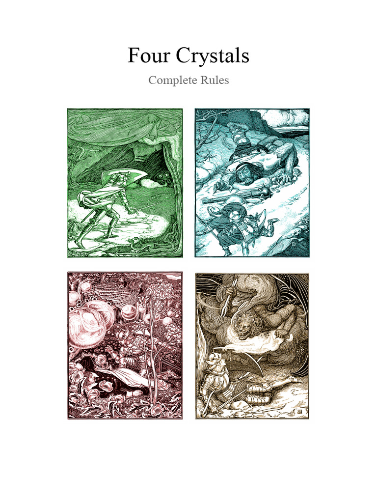 Four Crystals Game Rules | PDF