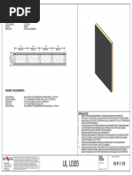 Design No. UL U419: (610 MM) 24" (610 MM) 24" | PDF | Drywall ...