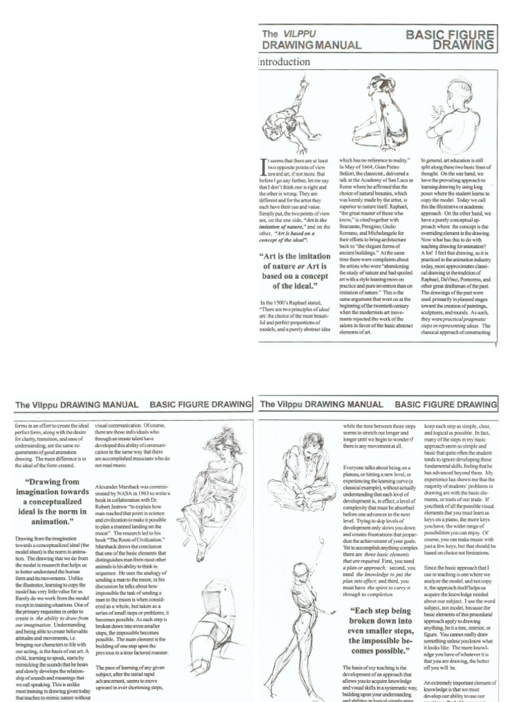 Vilppu Drawing Manual 1 | PDF