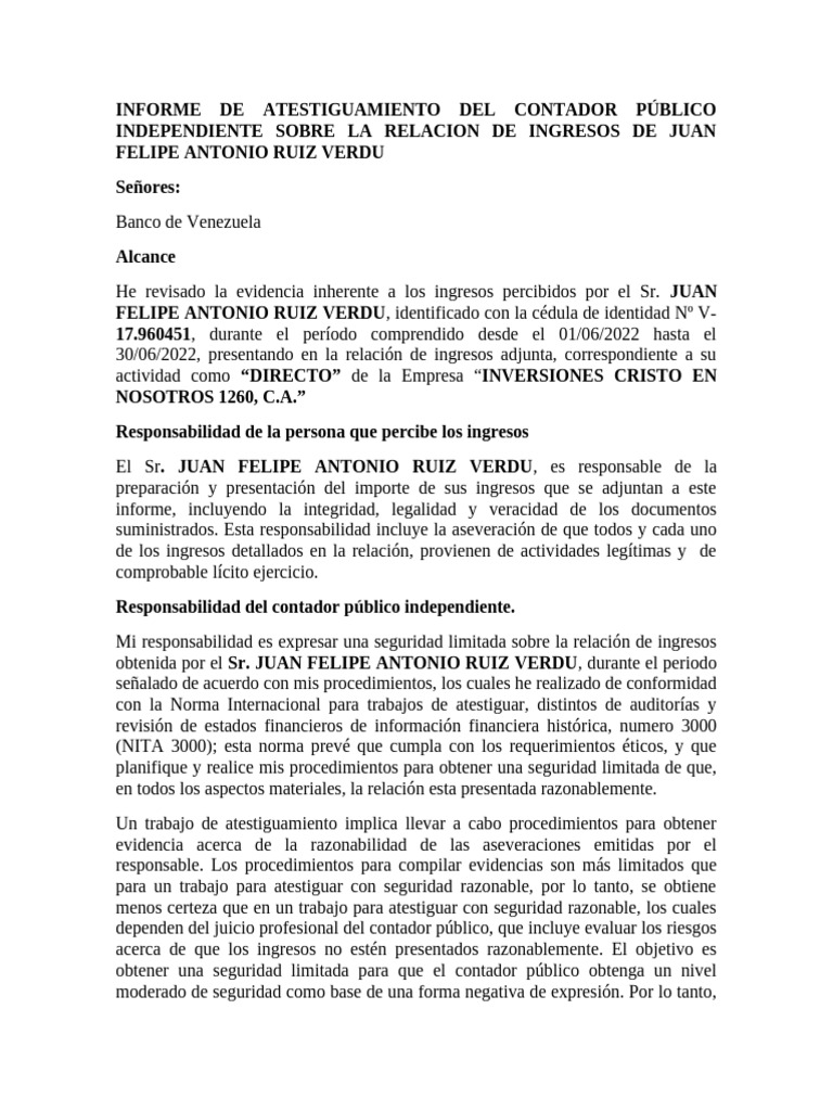 Adrian Fernando Garate Diaz | PDF | Contador | Auditoría