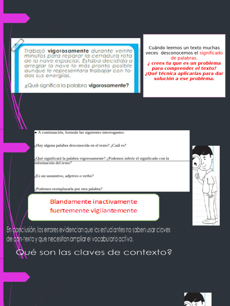 Qué Son Las Claves de Contexto | PDF | Palabra | Inferencia