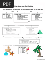 Write A Short Paragraph (5-7 Sentences) About Your Last Weekend. Use 3 ...