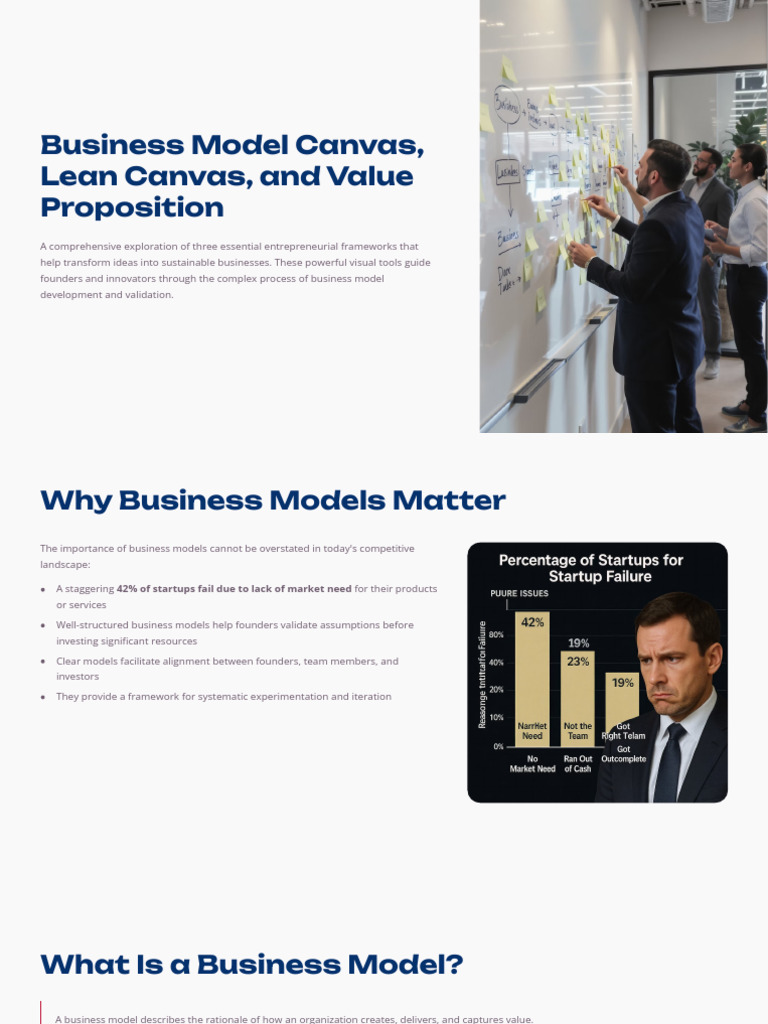 Business Model and Lean Canvas Overview | PDF | Lean Startup | Business ...