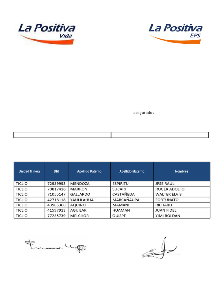 Constancia SCTR - Inclusion 13 Julio - Sede Ticlio | PDF | Póliza de seguros | Seguro