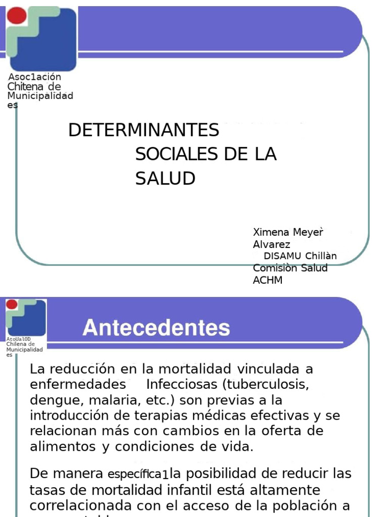 Determinantes Sociales de La Salud: Chitena | PDF | Chile | Saneamiento