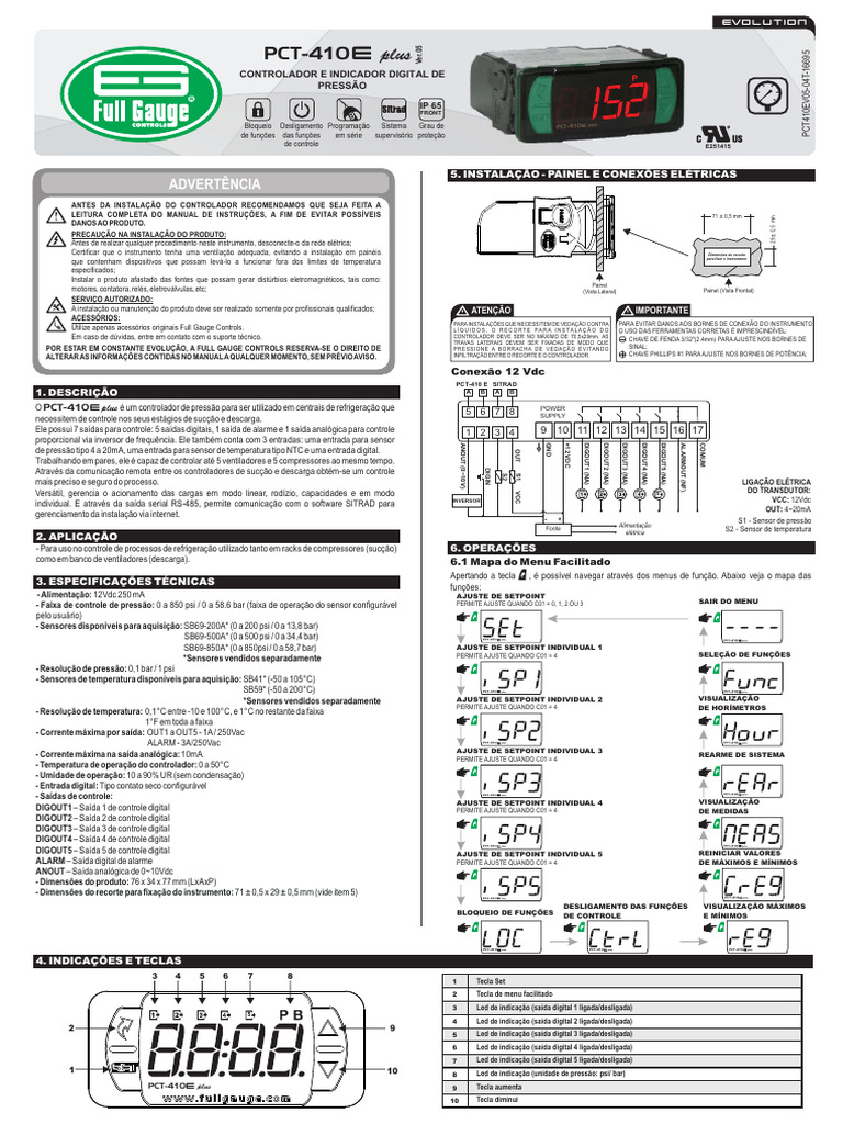 PCT 410 EV 05 04 T 16695 PORTUGUES D61a6e5af3 | PDF | Refrigeração ...