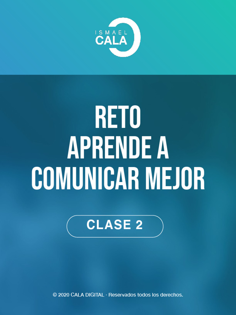 Reto Aprende A Comunicar Mejor 2020 Clase 2 Elevator Pitch | PDF