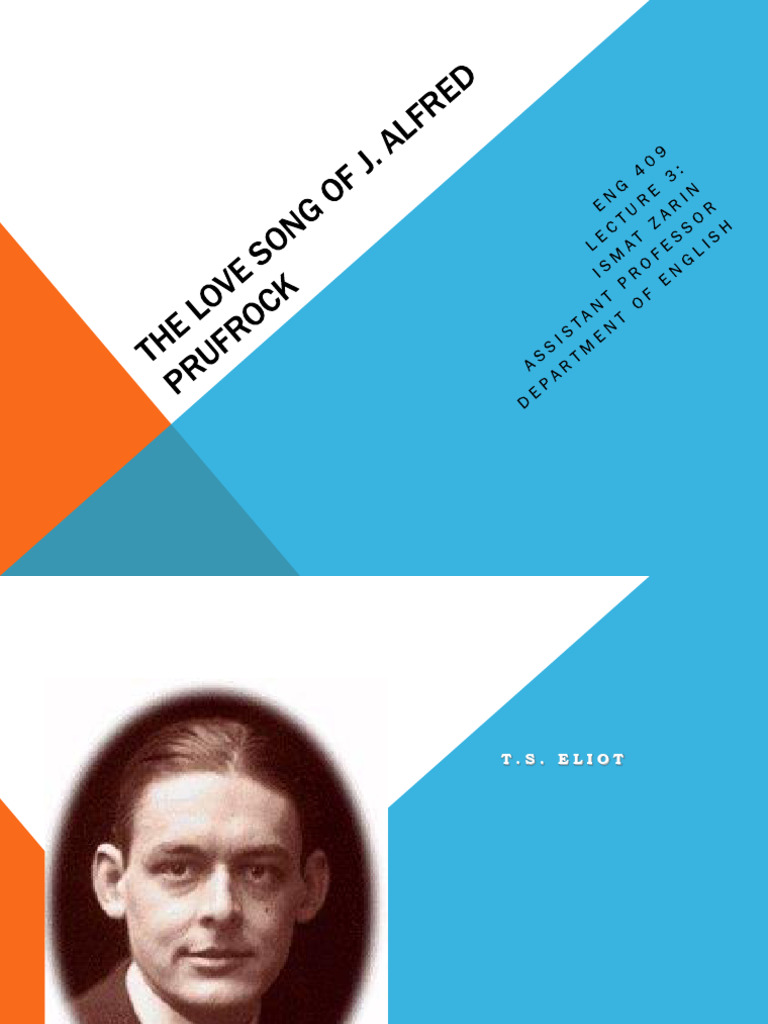 The Love Song of J Alfred Prufrock | PDF