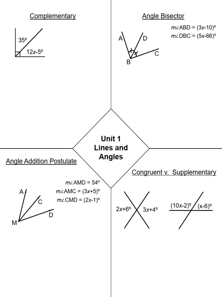 Lines & Angles | PDF