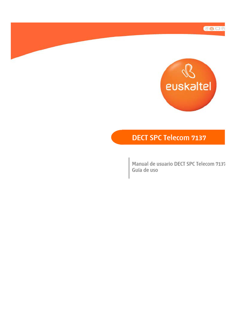 Manual DECT SPC Telecom 7137 | PDF | Conector eléctrico | Reciclaje