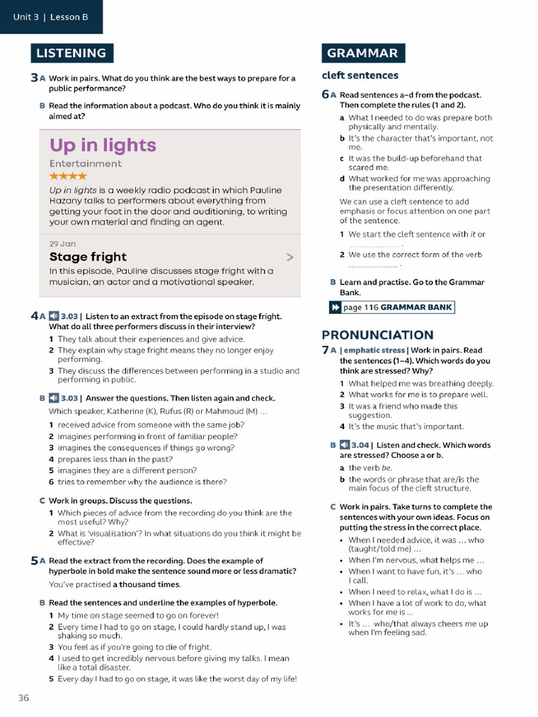 Overcoming Stage Fright - Student's | PDF