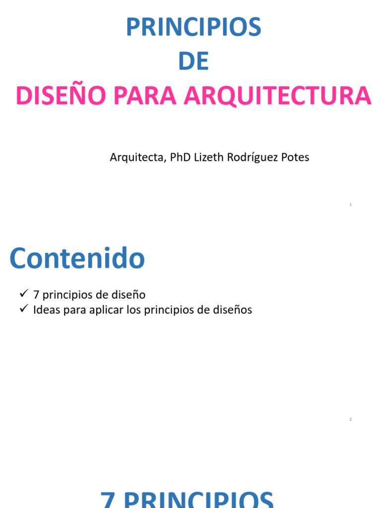 7 Principios Clave del Diseño Arquitectónico | PDF | Ritmo