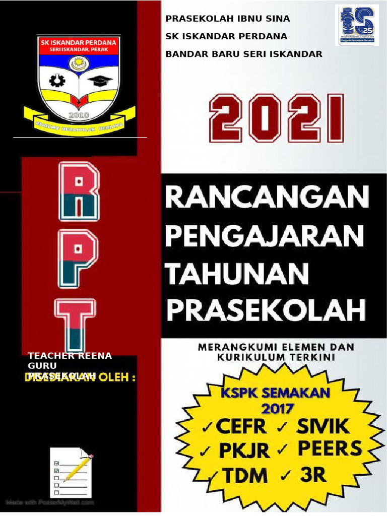 RPT Prasekolah Tahun 2021 | PDF