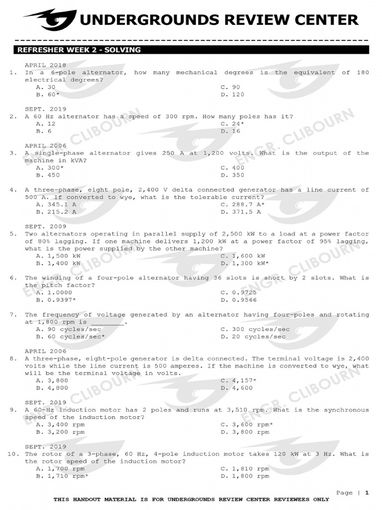 02 Refresher Ee 2 CLB | PDF