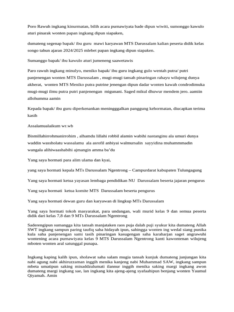 Pembawa Acara 2024 Fix | PDF