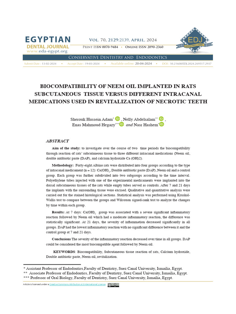 Paper Endo | PDF | Necrosis | Biology