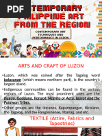 Luzon Textiles and Crafts Overview | PDF | Weaving | Textiles
