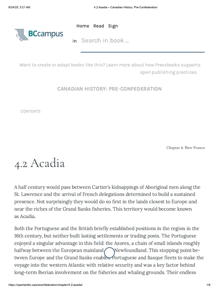 Acadia: French Colonial History in Canada | PDF | Acadians | Acadia