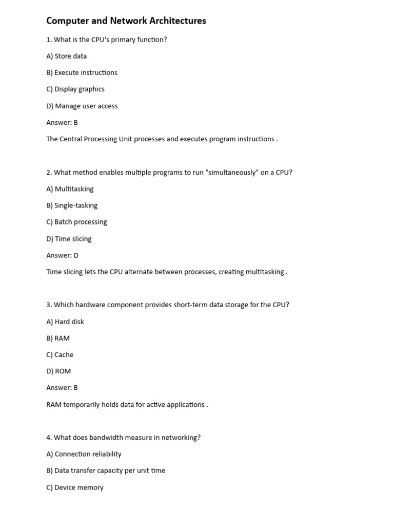 Computer And Network Architectures Pdf Computer Network Local 5736