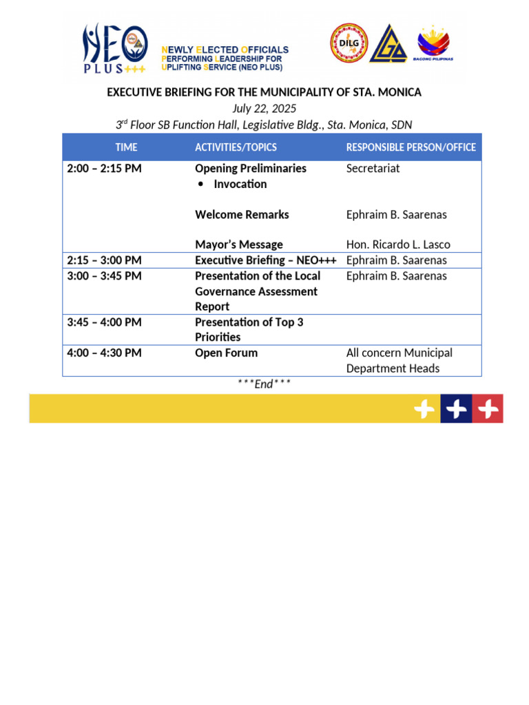 Executive Briefing Program | PDF