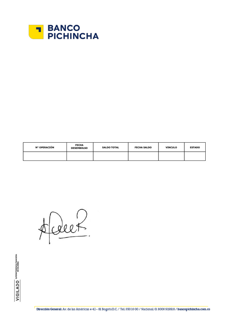 Deison - Banco Pichincha | PDF