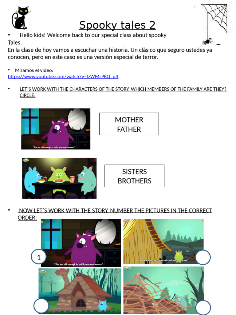 Spooky Tales for Kids: The Three Pigs | PDF