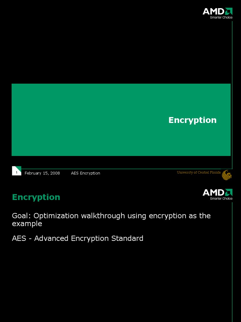 AES Encryption February 15, 2008 | PDF | Areas Of Computer Science ...
